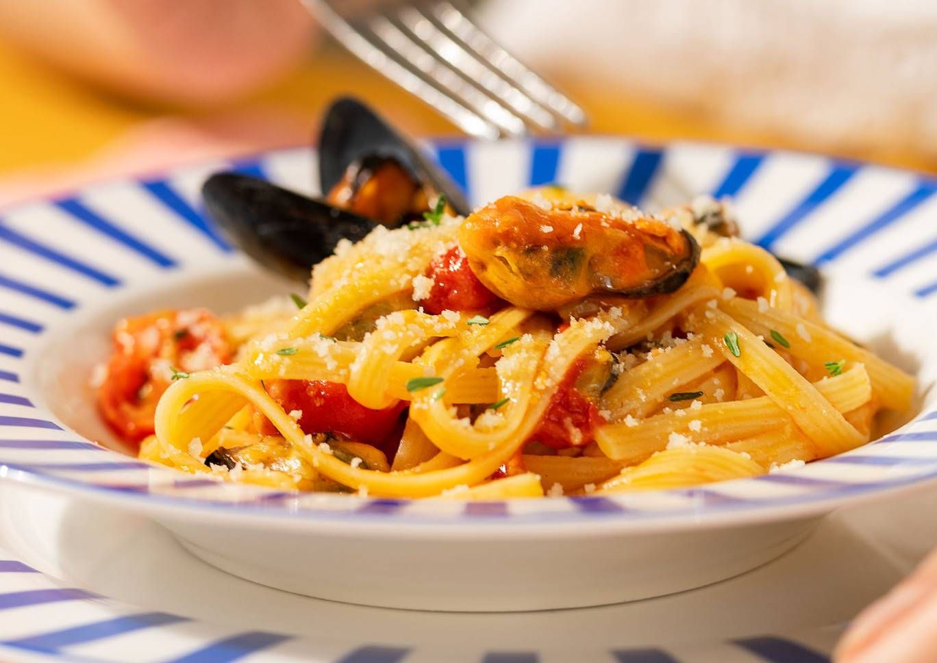 Pasta cozze e pecorino: ricetta saporita | Voiello
